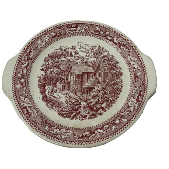 Royal China | Dining | Royal Ironstone Memory Lane Red Transferware ...